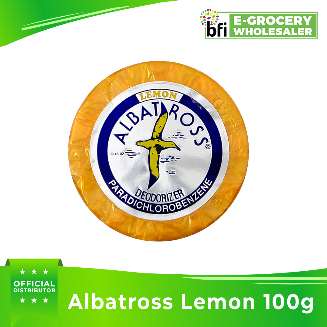 BFI Albatross Bathroom Deodorizer Lemon 100g Refill [SAME-DAY AVAILABLE ...
