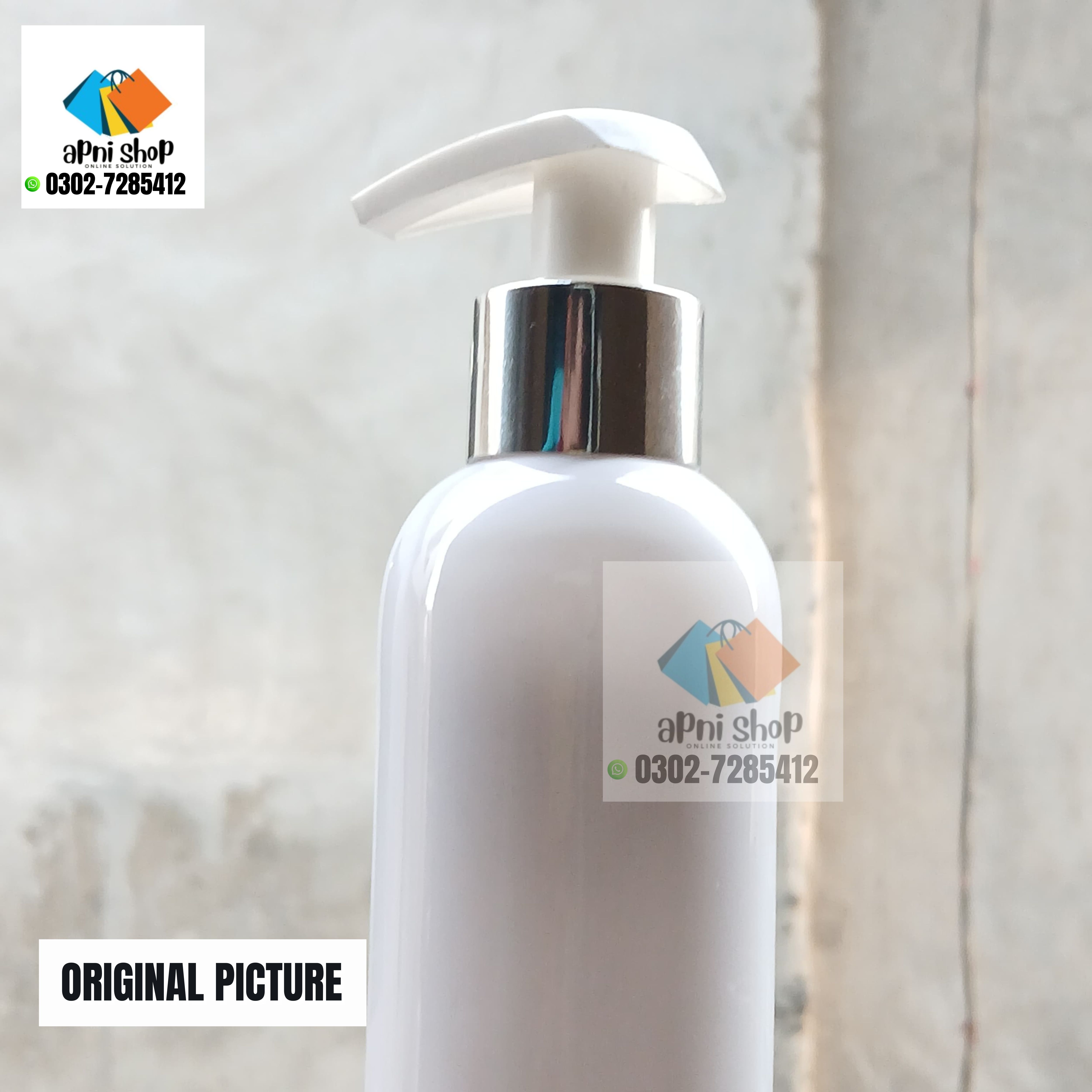 Pack of 40PCS ===>200ML Empty Bottle (White Bottle and Silver Lotion Pump) | Daraz.pk