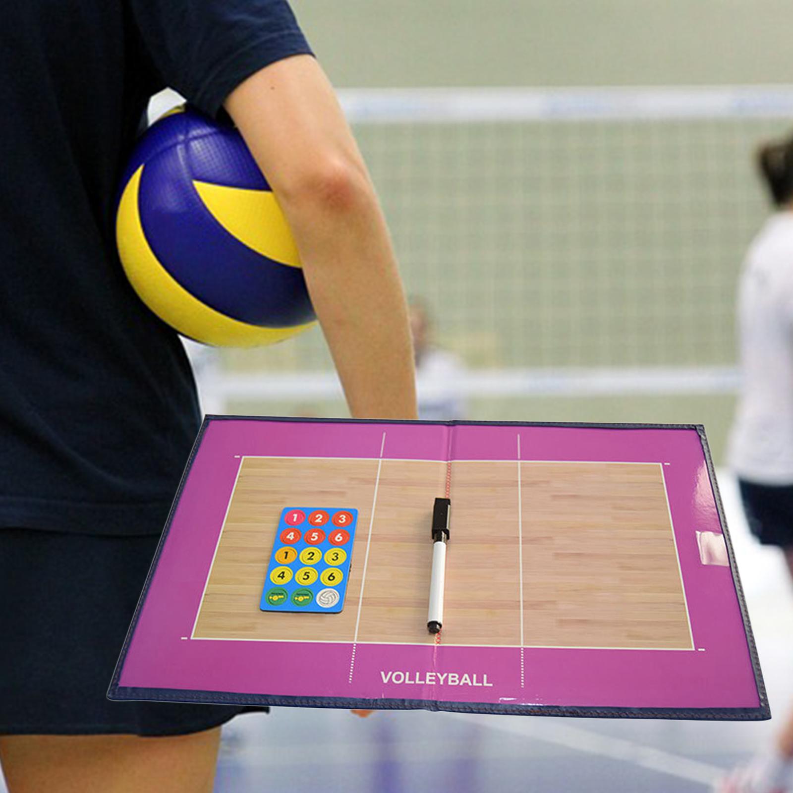 tongina Volleyball Coaching Board with Dry Erase Coaches Match Plan ...