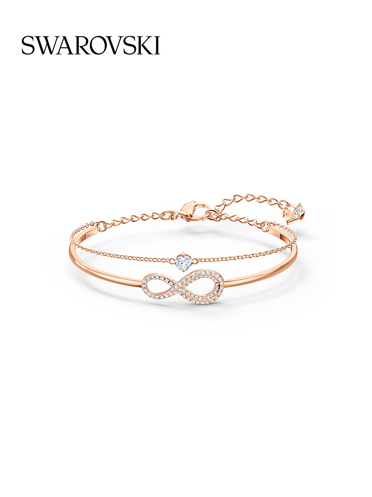 Swarovski SWAROVSKI INFINITY สร้อยข้อมือผู้หญิง ของขวัญ Simple | Lazada ...