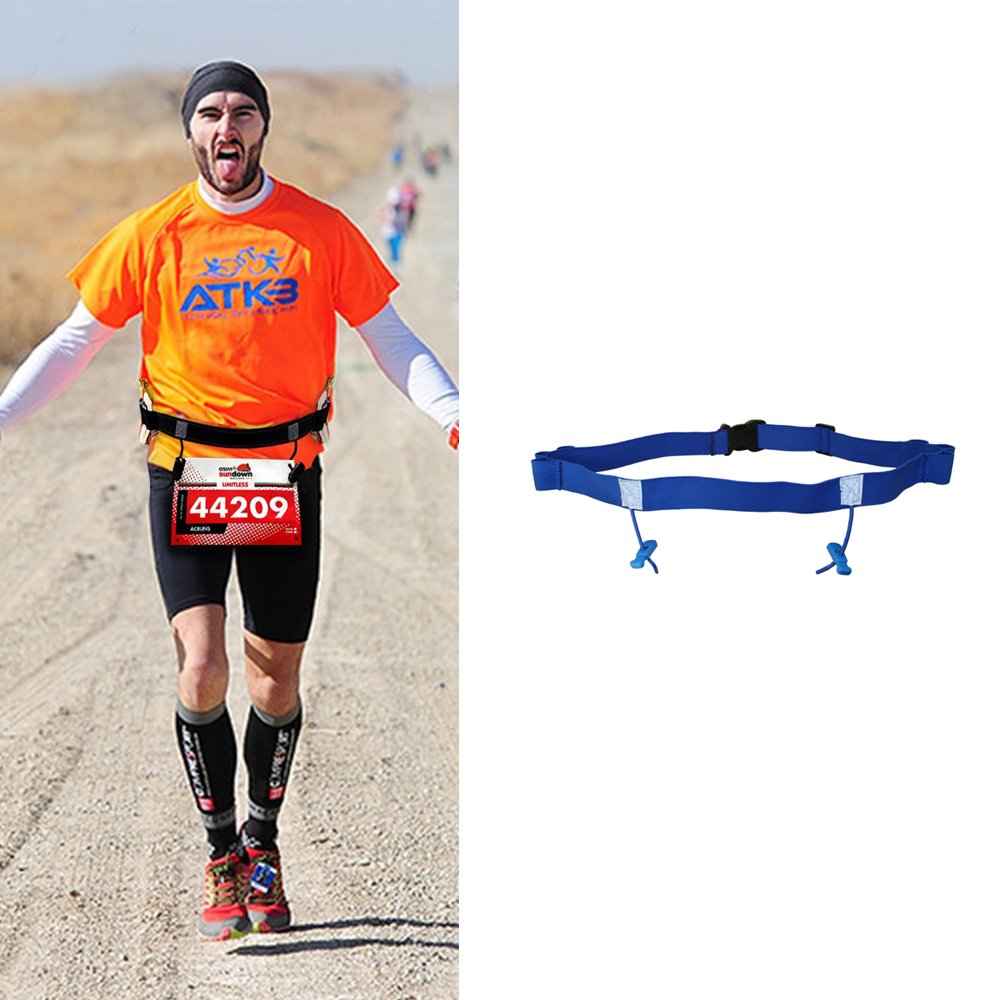 NEW 【Unique features】2019 Unisex Marathon Race Number Belt Triathlon ...