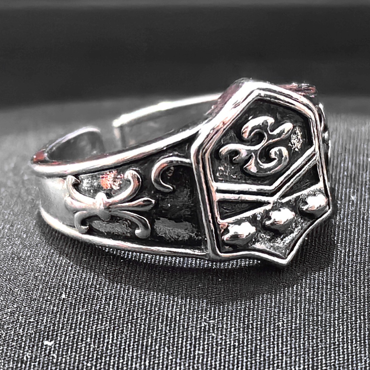 Taiyin First Generation Tutor Pangrei Ring Men's Cloud Ring Retro ...