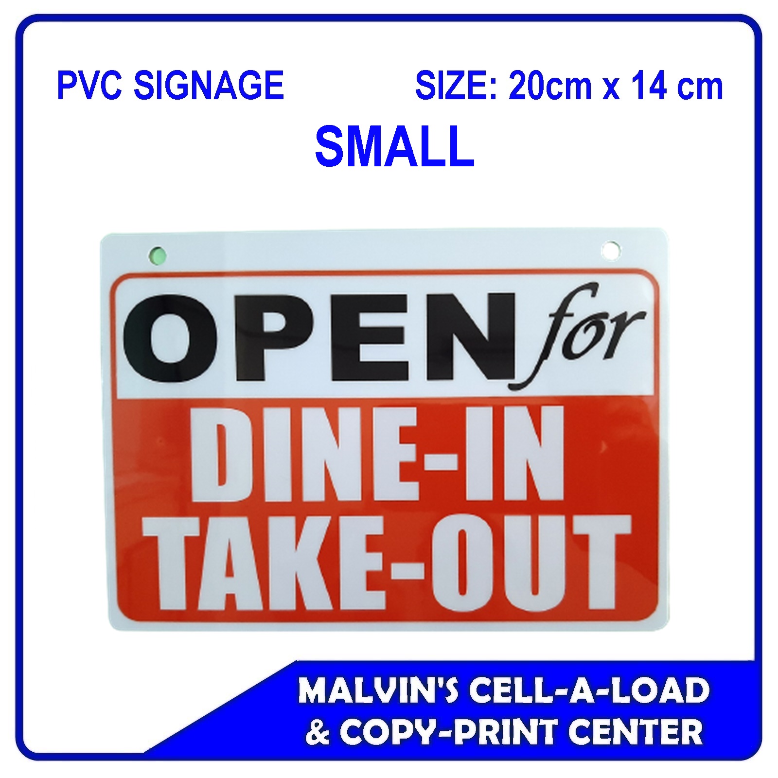 PVC SIGNAGE OPEN FOR DINE IN TAKE OUT SMALL Lazada PH PVC SIGNAGE OPEN FOR DINE IN TAKE OUT SMALL Lazada PH