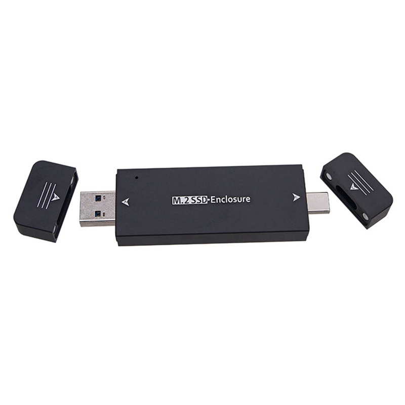 M.2 SSD-Enclosure USB 3.1 Type C Hard Disk Enclosure External Hard ...