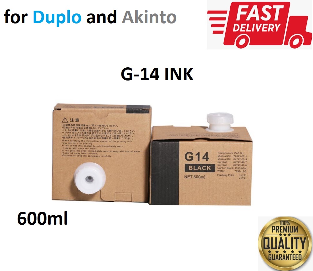 G14 G-14 G 14 ink for Duplo and Akinto duplicator machine | Lazada PH