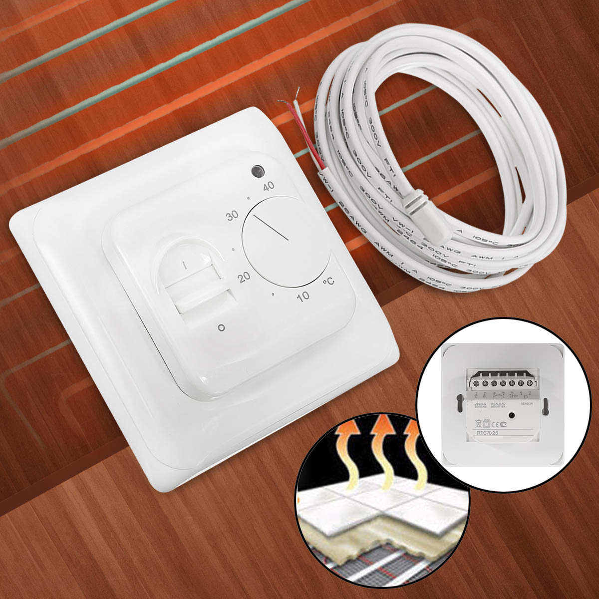【The Timber Loft】AC 230V Electric Mechanical Underfloor Heating ...
