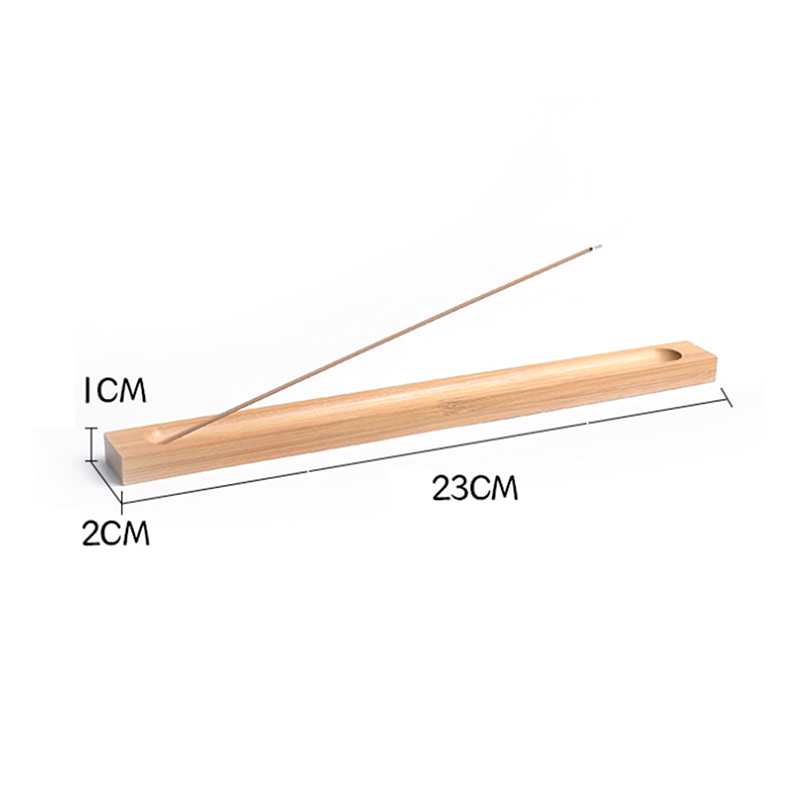Bamboo Board Wood Incense Stick Holder 23cm Line Incense Burner Wooden ...