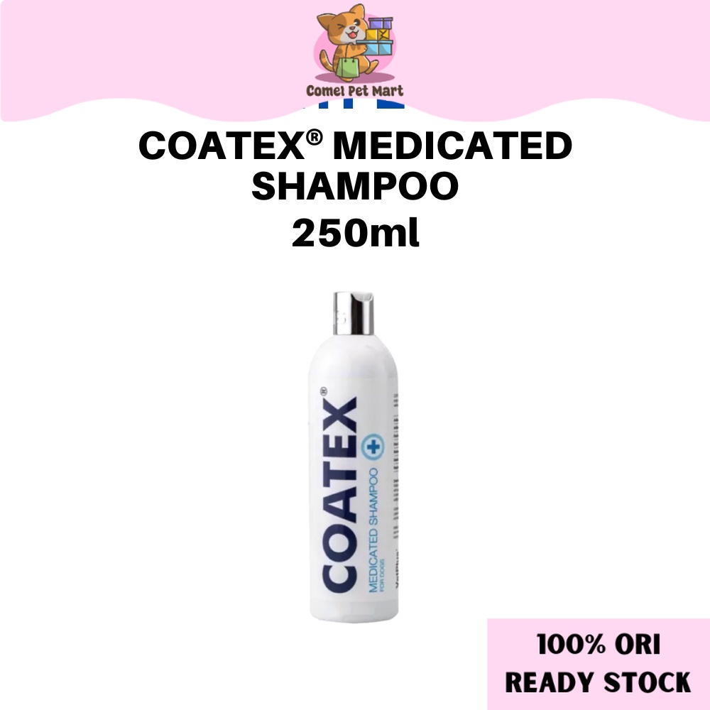 VetPlus COATEX Medicated Shampoo For Dog 250ml / 500ml Skin Problem ...