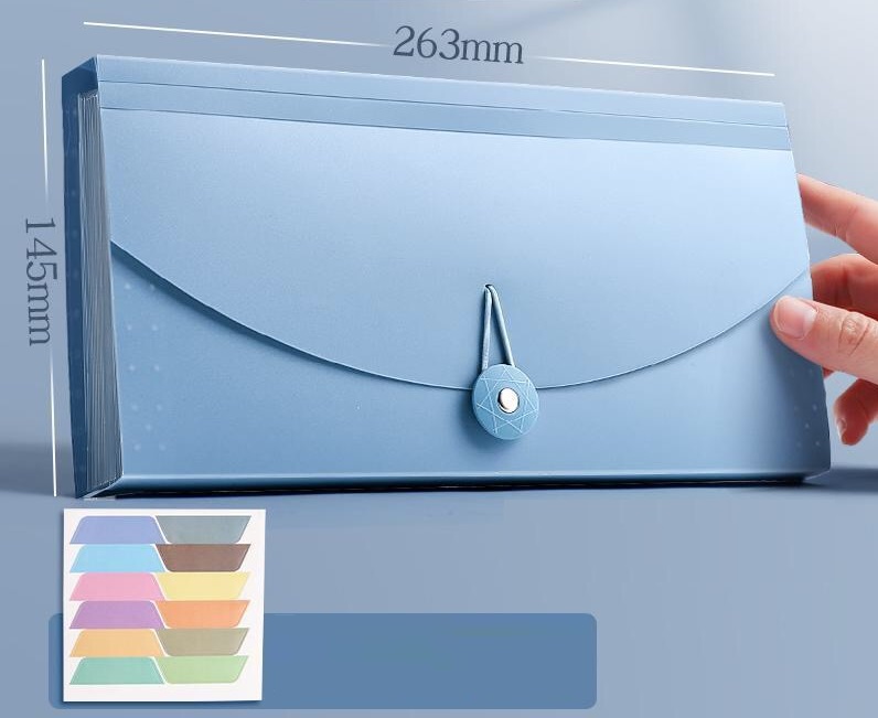 NEW DESIGN Small documents Expandable Plastic Envelope with 13 ...