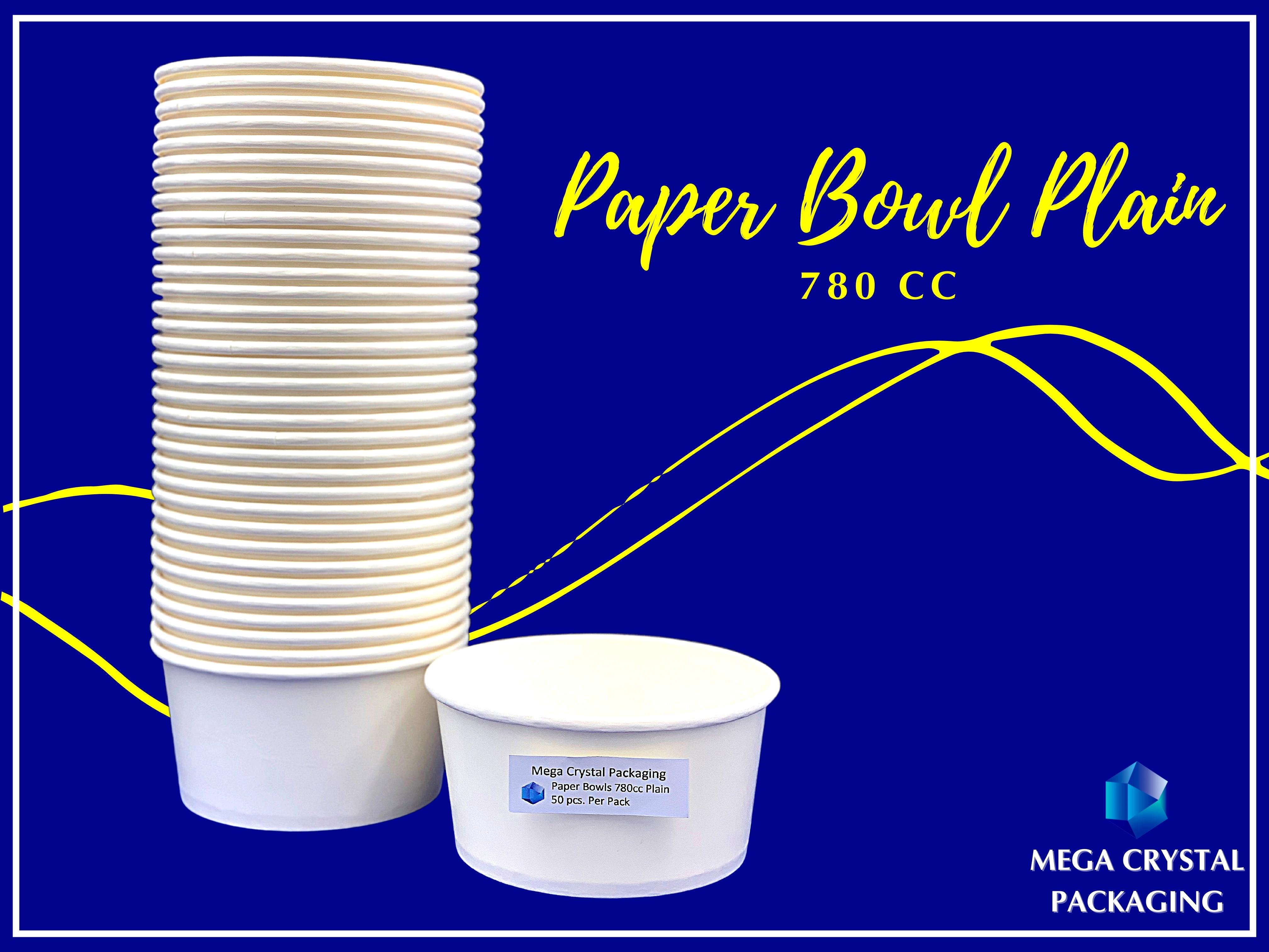 Paper Bowl Plain 780 / 850 / 1000 CC with/without PP Lid ( 50 pcs. Per ...