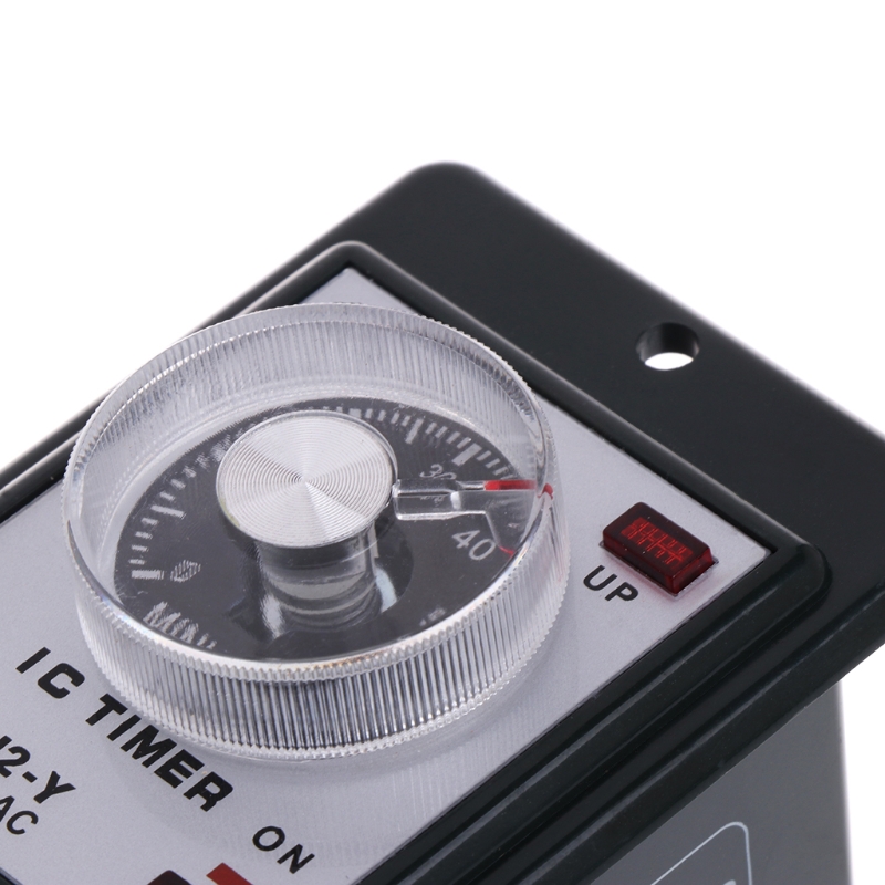 0-60 Seconds/minutes Power On Delay Timer Time Relay W Socket Base Ac ...