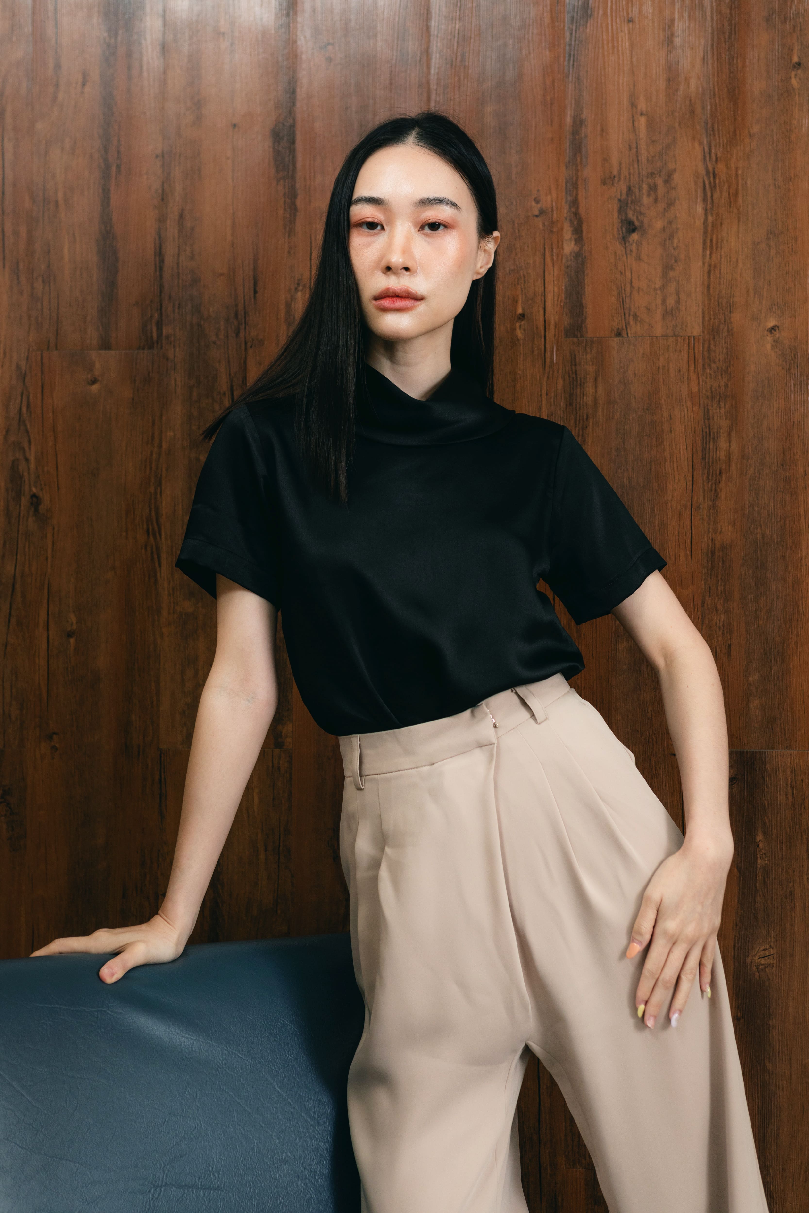 Maryso Emma blouse in Black - เสื้อเบลาซ์ สีดำ | Lazada.co.th