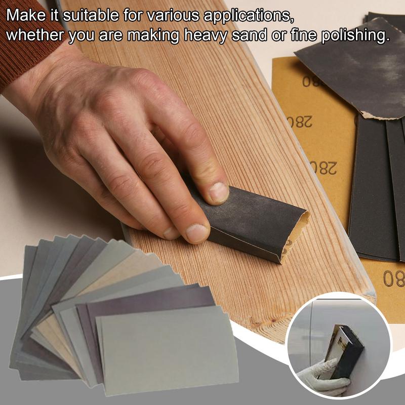 Wet Dry Sanding Paper 60 To 10000 Grit Furniture Finishing Sandpaper ...