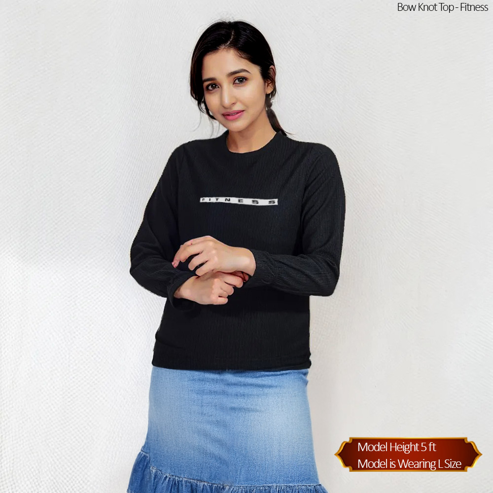 Bow Knot Top - Fitness Women Female Girl Lady Stylish Casual Loose ...