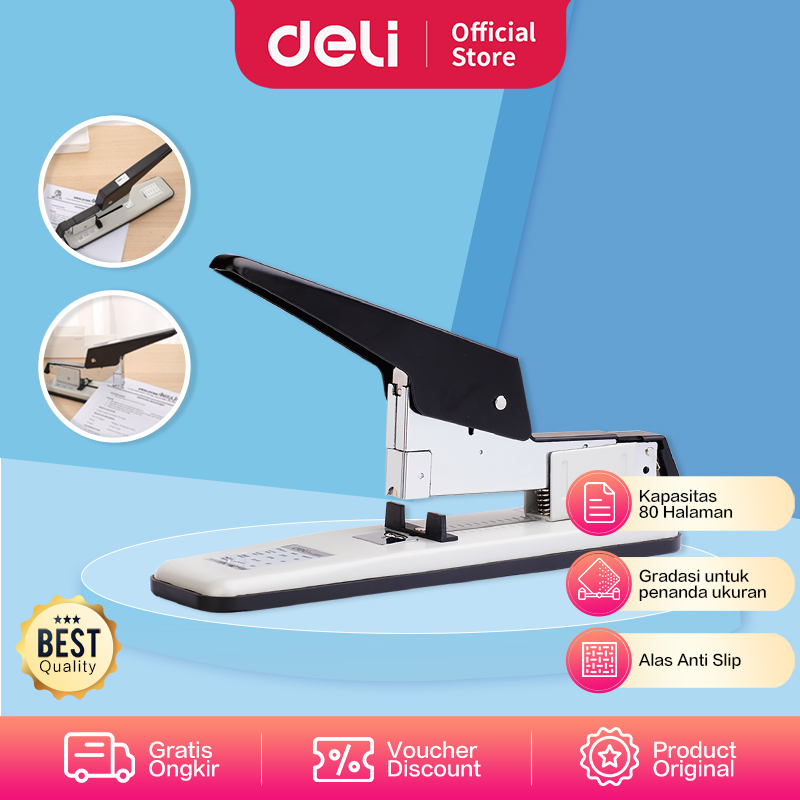 Deli Heavy Duty Stapler / Stapler Ukuran Besar Untuk 50/210 Halaman ...