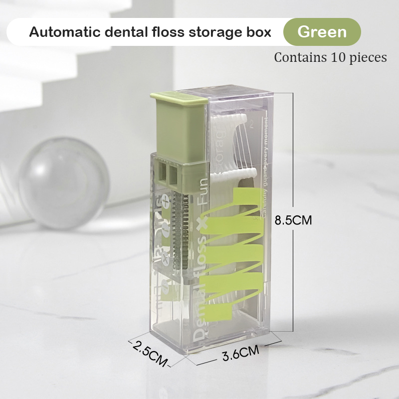 Dental Floss Dispenser Containing 10Pcs Floss Dental Floss Storage Box ...