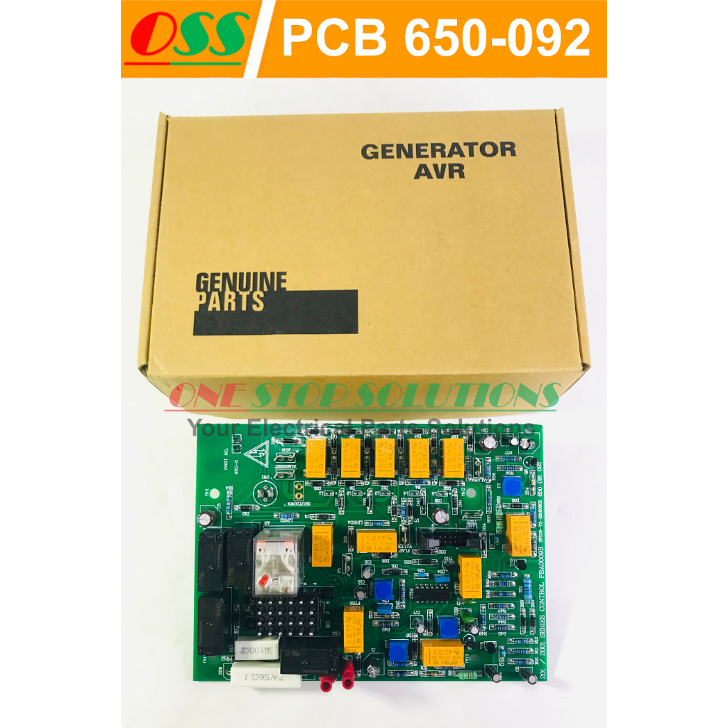 24V PCB 650-092 GENERATOR FG WILSON PCB 650092 SERIES CONTROL PBA00098 ...