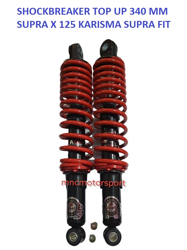 SHOCK SHOK BREAKER WEALTH 340 MM MERAH SUPRA X 125 KARISMA MODEL YSS ...