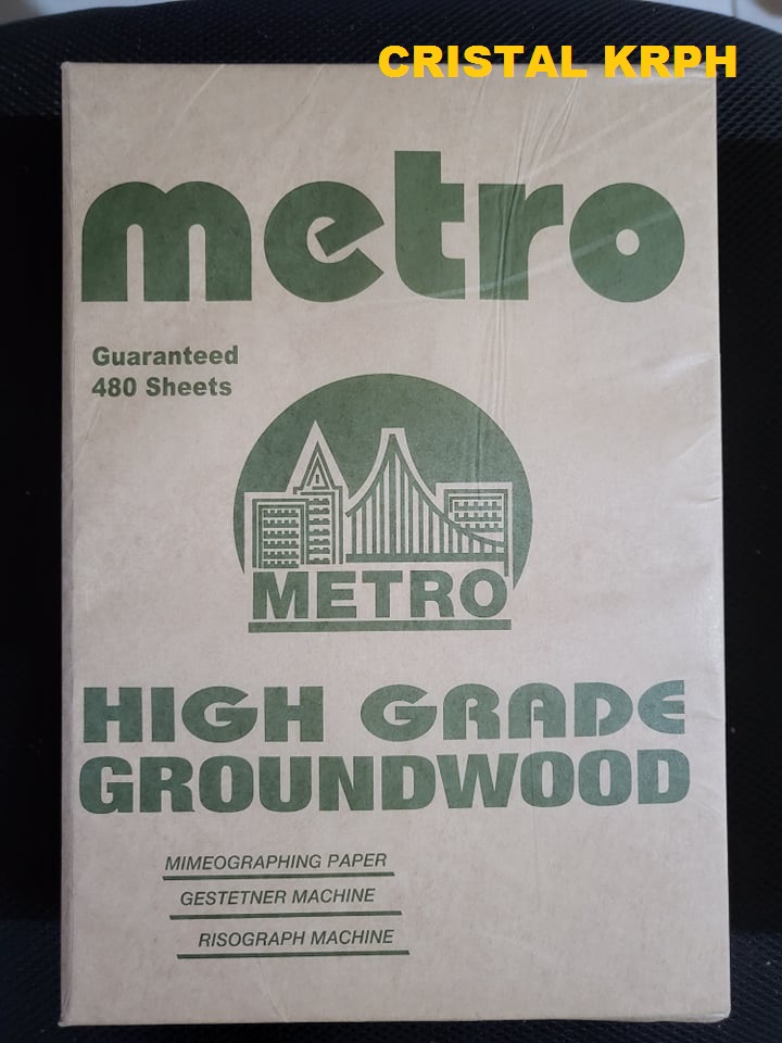 METRO HIGH GRADE GROUNDWOOD MIMEOGRAPHING PAPER BEST FOR GESTETNER AND ...