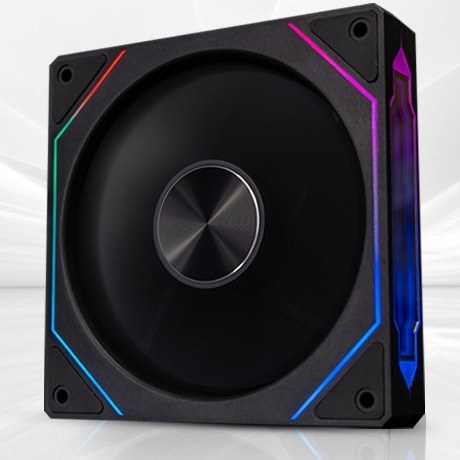 Jungle Leopard Prism 4RS Black / White 5V ARGB 3Pin PWM 12CM Casing Fan ...