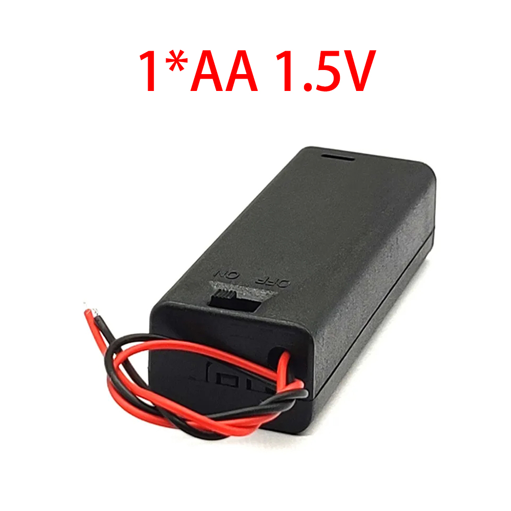 【Ready Stock】1.5V AA battery connector 1/2/3/4 AA battery holder with ...