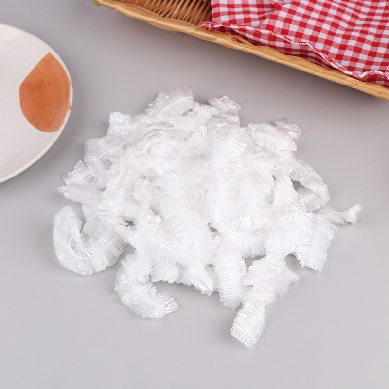 50Pcs Disposable Kitchen Packaging Storage Bags Plastic Elastic Wrap ...