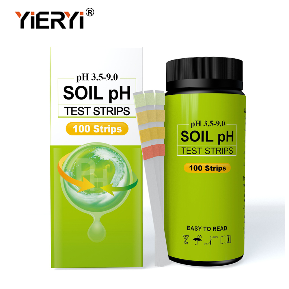 NEW 【Exclusive Discount】Yieryi 100 Strips Soil pH Test Paper 3.5-9.0 ...