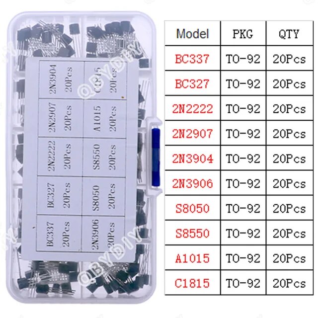 【Be worth】 Mosfet Triode Thyristor Pnp Npn Voltage Regulator Chip Transistor Assortment Kit To ...