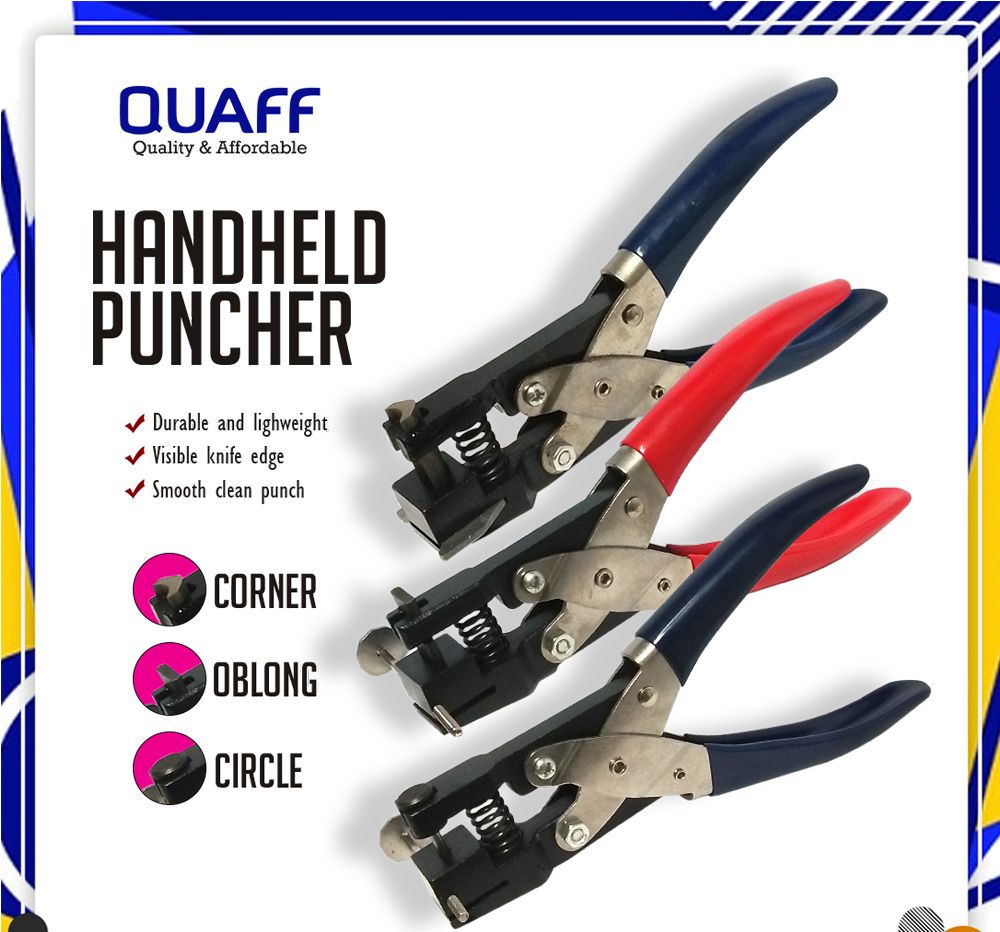 ID Puncher , Handheld Single Puncher Metal Body || Corner Puncher ...