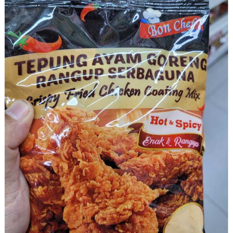 200gm BON CHEF Tepung Ayam Goreng Segera Perisa Original dan Pedas Hot ...