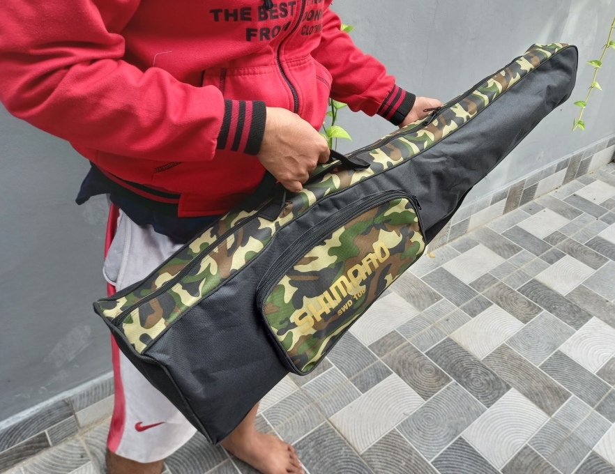 Tas pancing jumbo besar 5 joran panjang tas 80cm 100cm 120cm 150cm ...