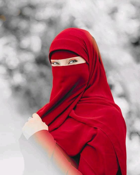 Niqab Patti Red Colour By MY FASHION | Daraz.pk