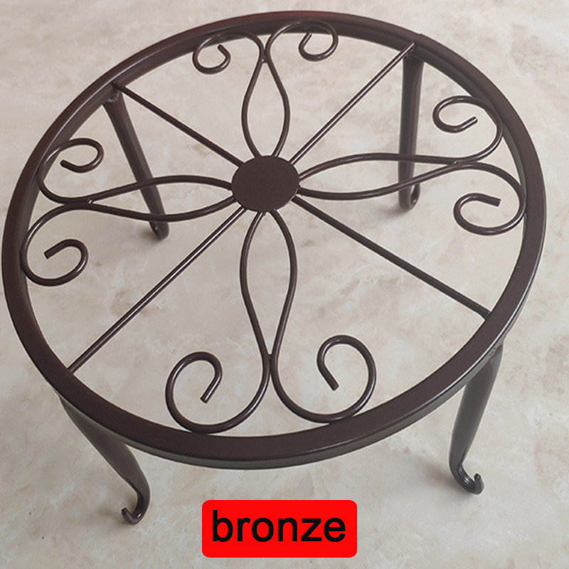 Iron Pot Stand European Style Flower Stand Floor Single Pot Bonsai ...