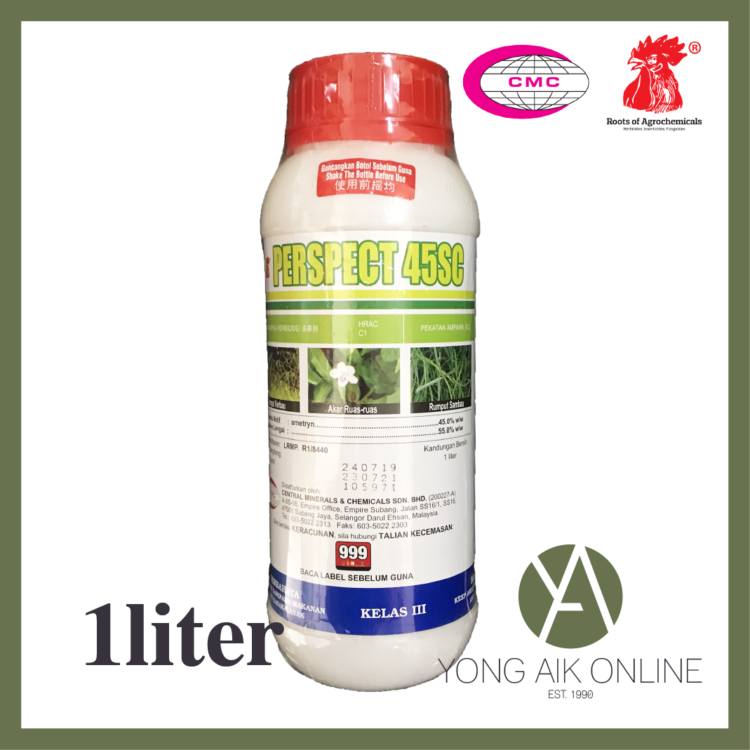1L PERSPECT 45SC | RACUN PUMPAI | HERBICIDE | 除草剂 | CMC | Lazada