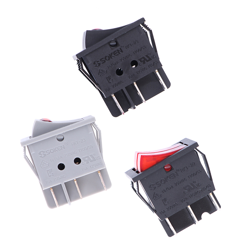 New Double Button Switch Rocker Switch for Warmer Oil Heater with Light ...