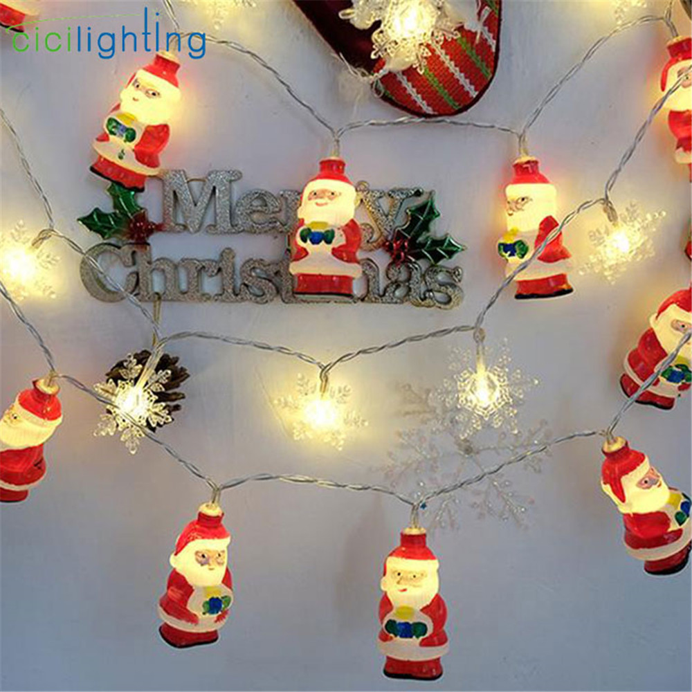 Street Garland Snowflake Fairy Garland Led String For Tree Home Indoor ...