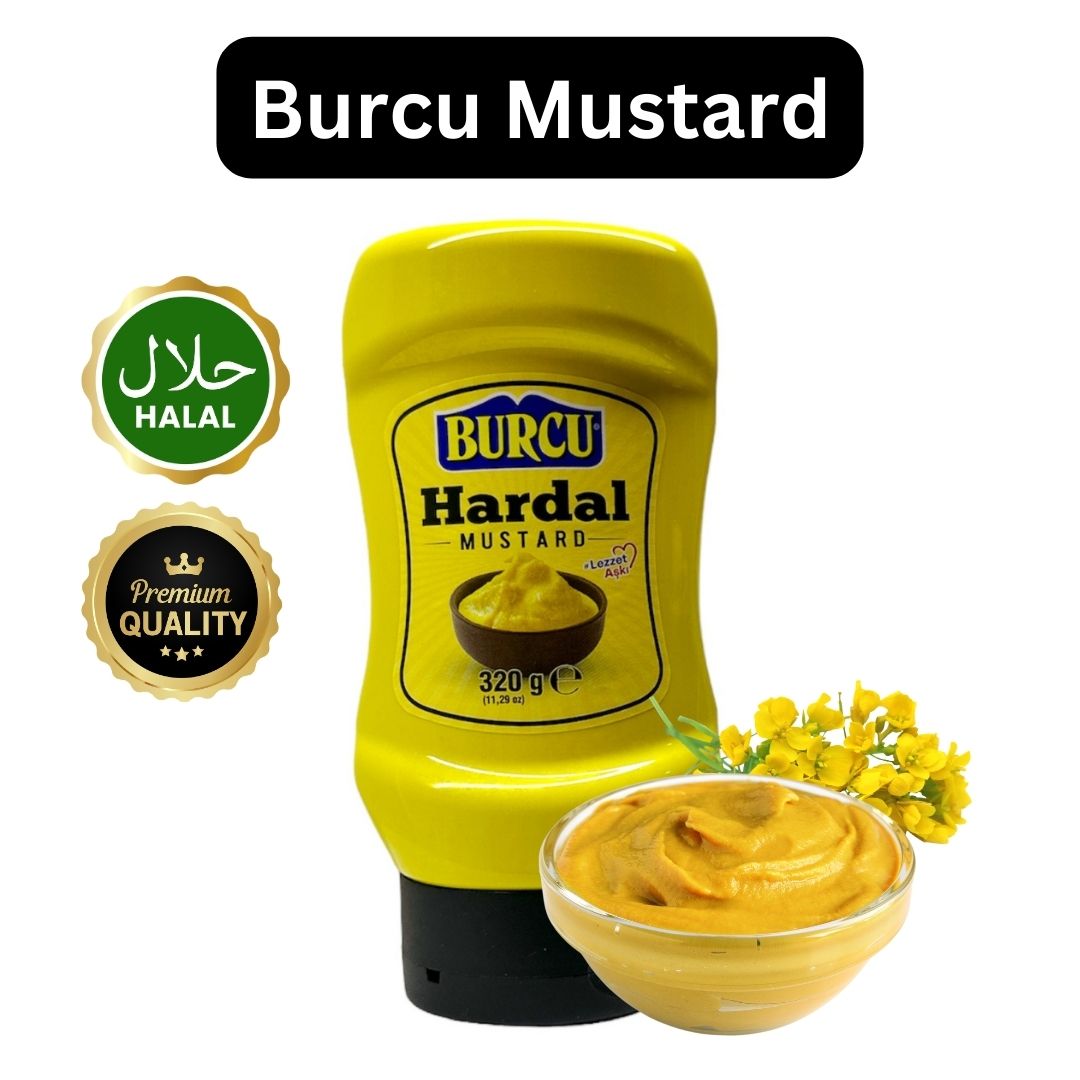 BURCU Yellow Mustard Sauce / Sos Mustard 320G | Lazada