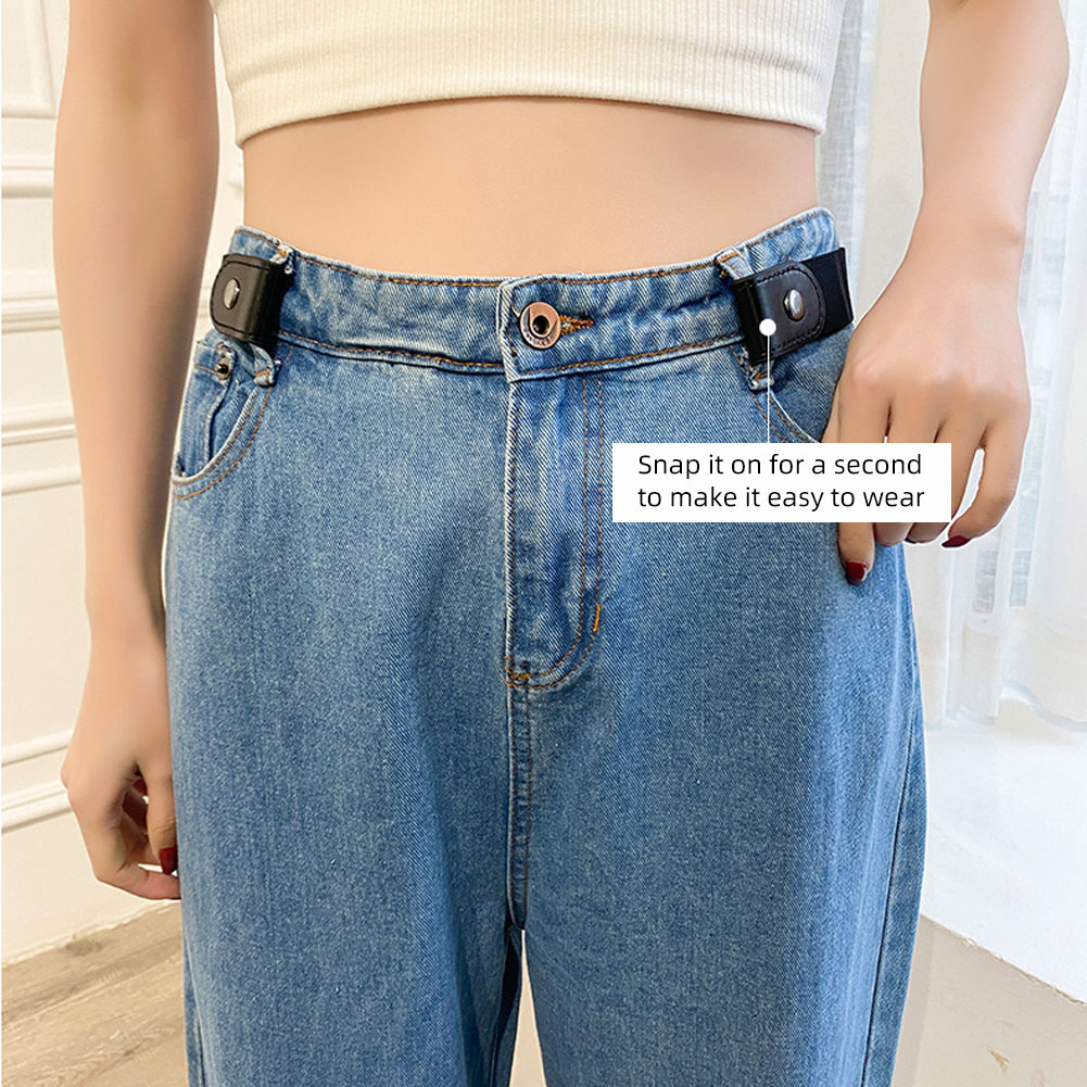 EB Seamless Invisible Elastic Waistband Simple Convenient Elastic Belt ...