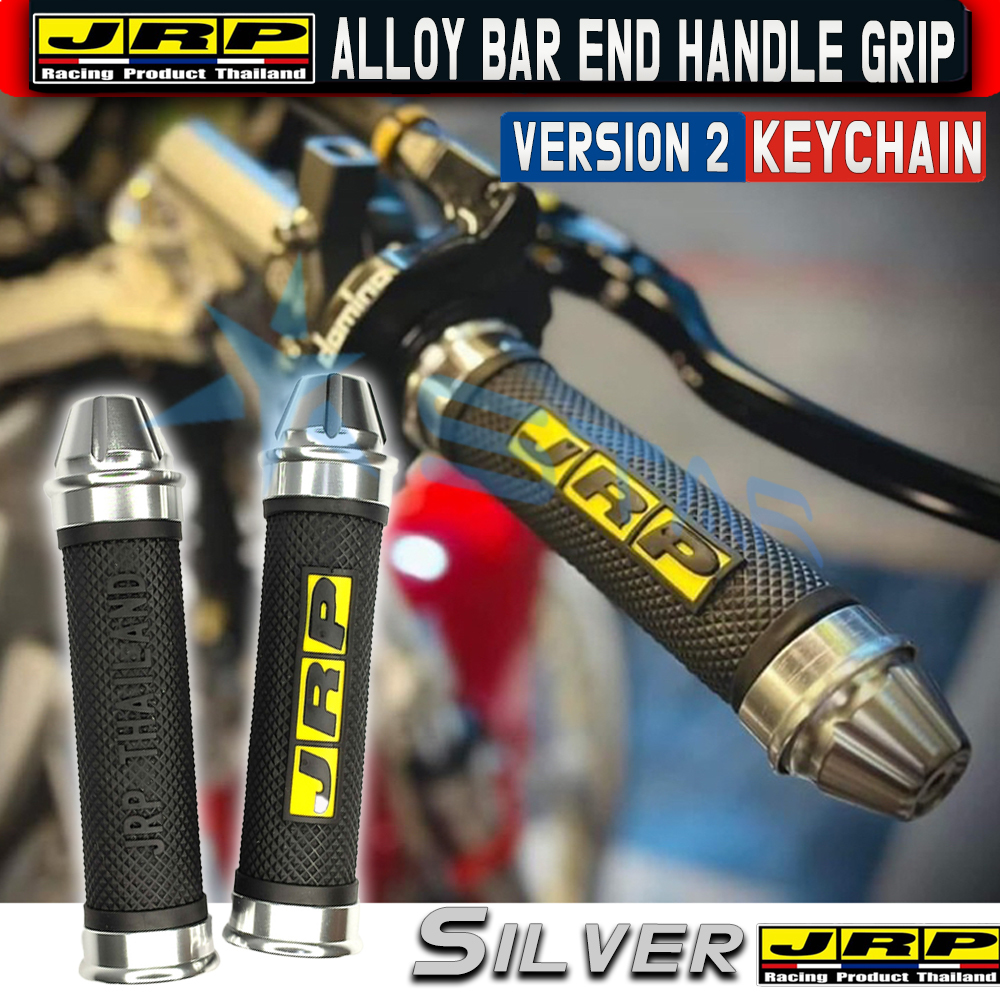 JRP Alloy Bar End Handle Grip With Free Keychain Version 2 Original CNC ...