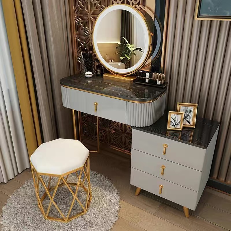 ( Pre Order)High qualityLight luxury dressing table bedroom modern ...