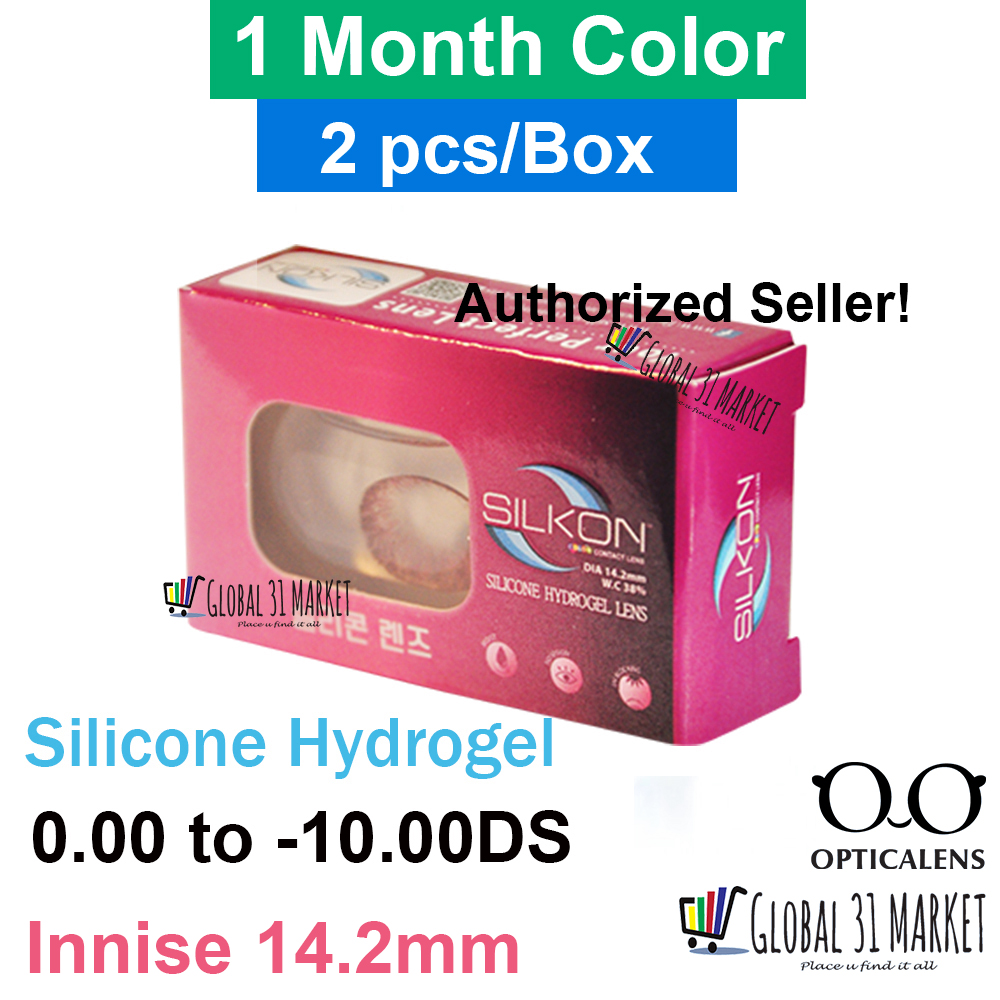 Silkon Innise Series 1 Month color contact lens 14.2mm 2 pcs/box ...