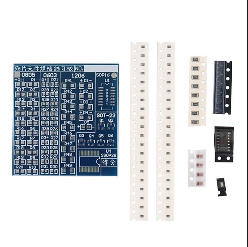 SMT SMD Component Welding Practice PCB Board Soldering Solder DIY Suite ...