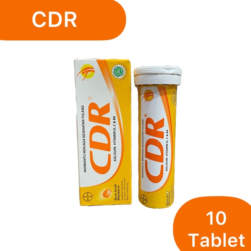 CDR Vitamin C D dan Kalsium Isi 10 / 15 Tablet | Lazada Indonesia