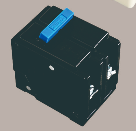 Shuta 2 POLE SAFETY BREAKER WITH ENCLOSURE BOX CASE BOLT ON AND PLUG IN ...