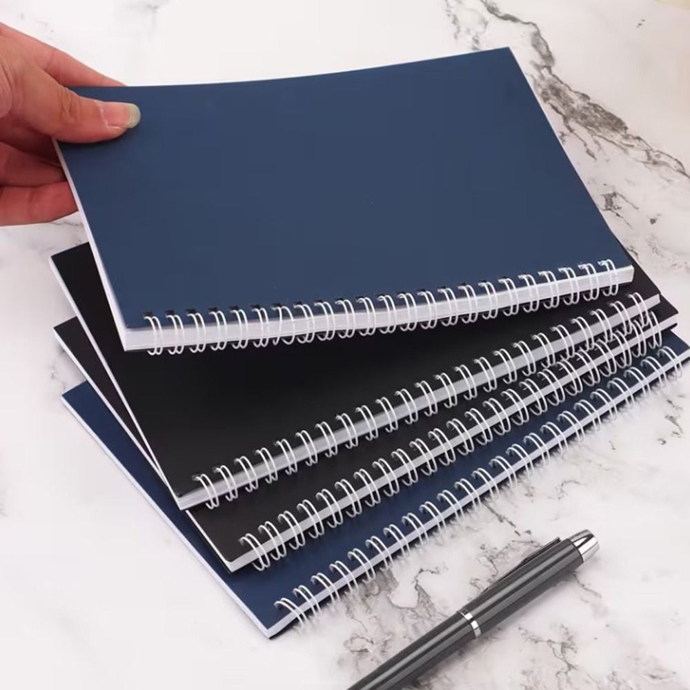 Attendance Book Sturdy Cover Spiral Bound Notebook Universal Line Pages ...