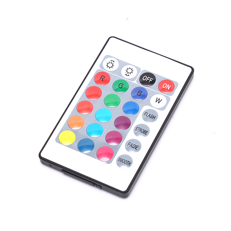 LED RGB Controller 24 Key IR Remote DC12V Dimmer Control Box For LED ...