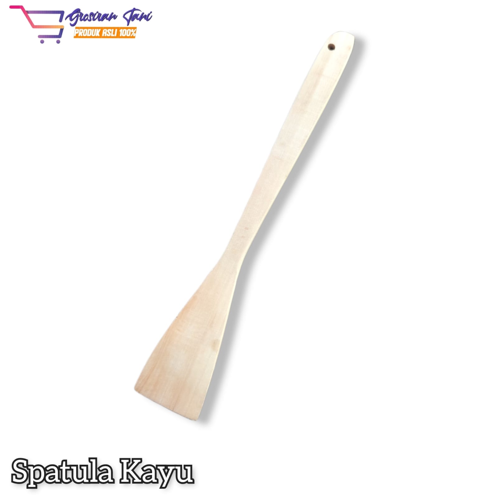 Spatula Kayu Masak Ukuran Besar - Spatula Kayu Jati 33 X 5 CM Termurah ...