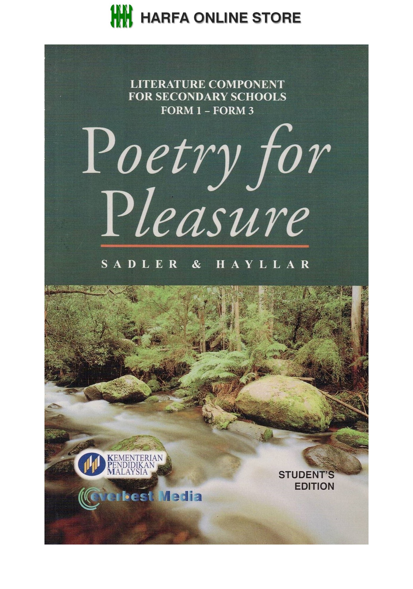 Buku Teks Poetry For Pleasure Form 1-Form 3 Text Book (English ...