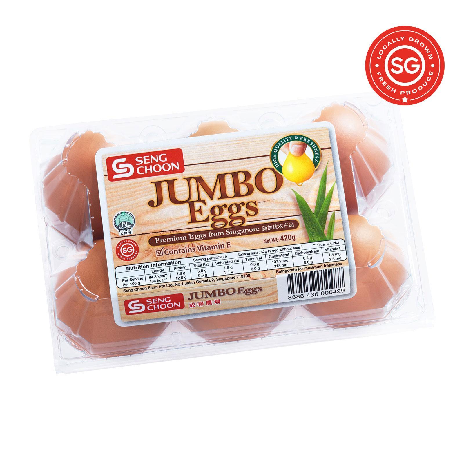 Seng Choon Jumbo XL Eggs 6S (Keep Chilled) | Lazada Singapore