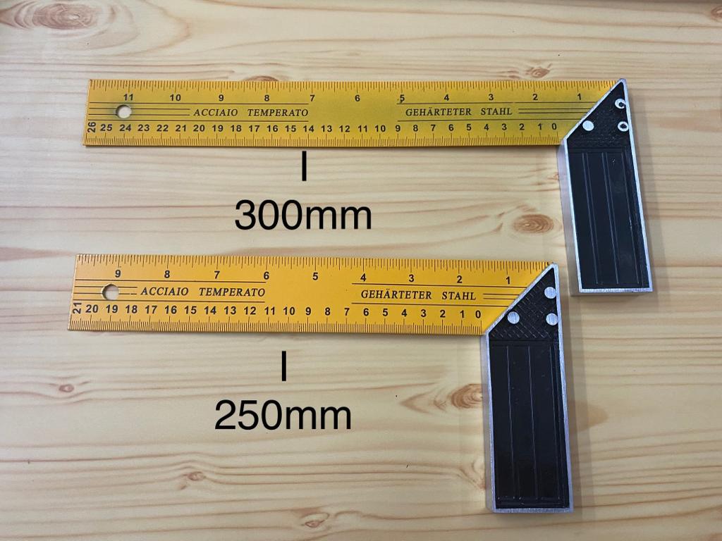 TRY Square stainless steel carpenter square scale L ruler/pembaris L ...